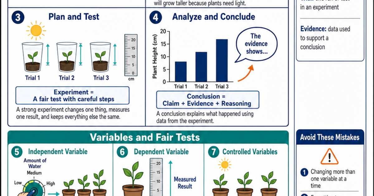 Scientific Method and Experimental Design Cheat Sheet | LivePhysics™