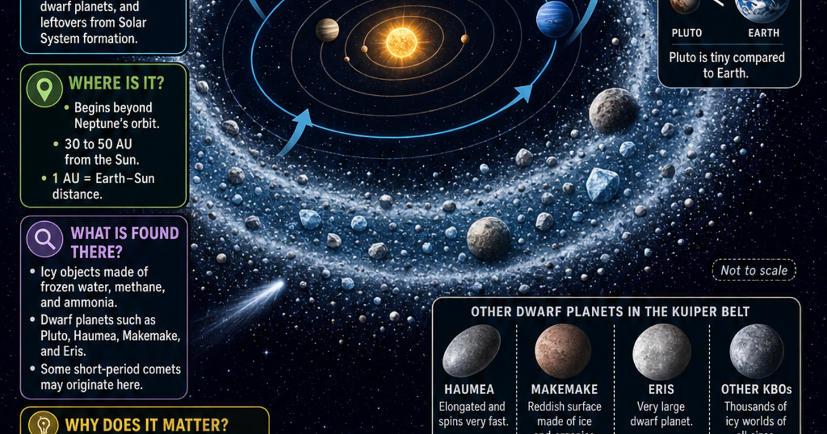 Astronomy: The Kuiper Belt Infographic | LivePhysics™