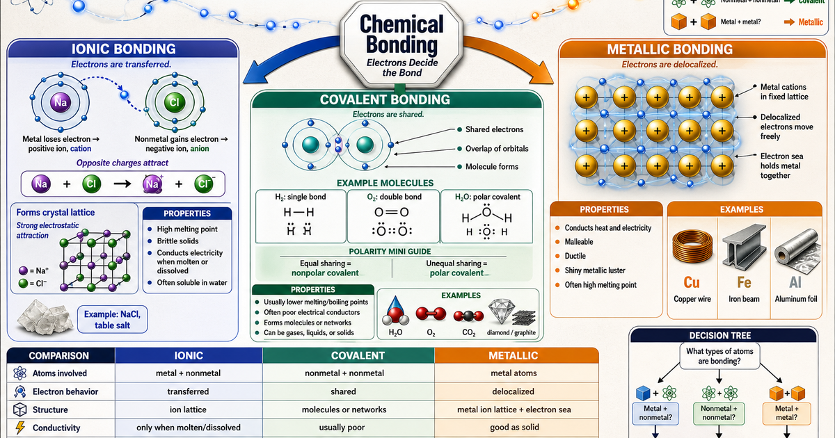 Bonding Infographic | LivePhysics™