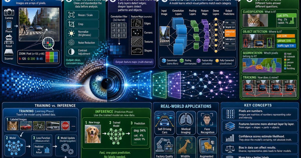 How Computer Vision Works Infographic | LivePhysics™