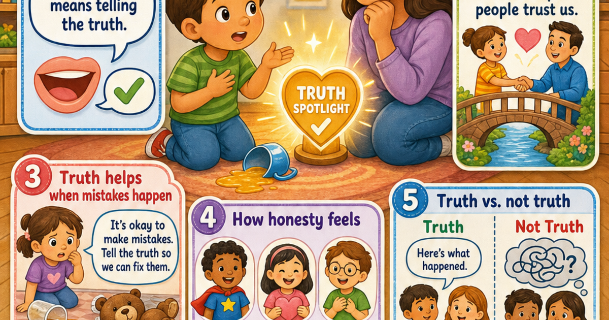 Early Learners: Telling the Truth Infographic | LivePhysics™