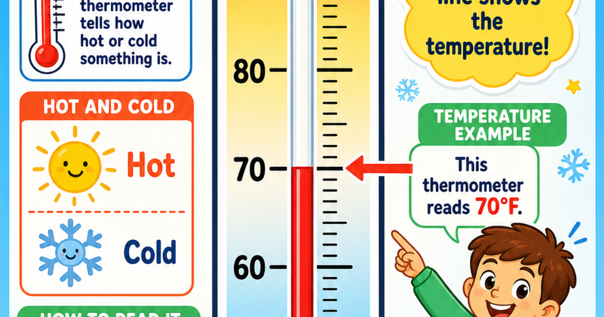 Reading a Thermometer Infographic | LivePhysics™