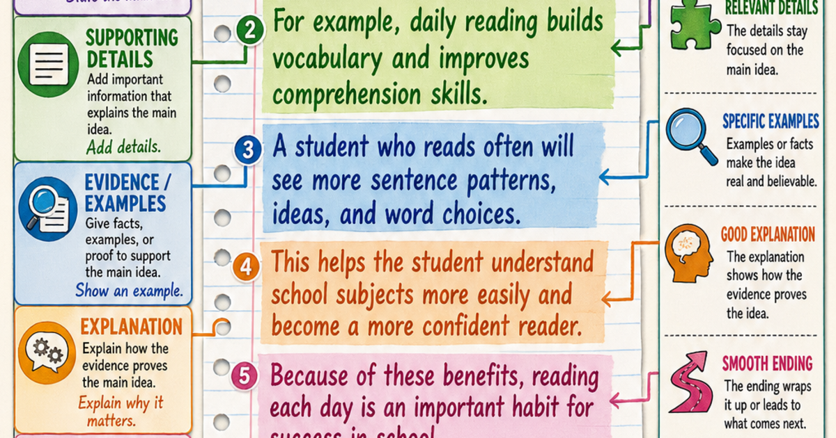 How to Write a Strong Paragraph Infographic | LivePhysics™