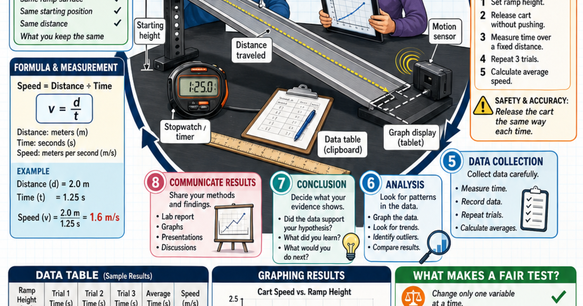 Scientific Method & Experimental Design Infographic | LivePhysics™