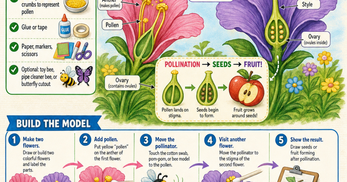 Create a Pollination Model Project Infographic | LivePhysics™
