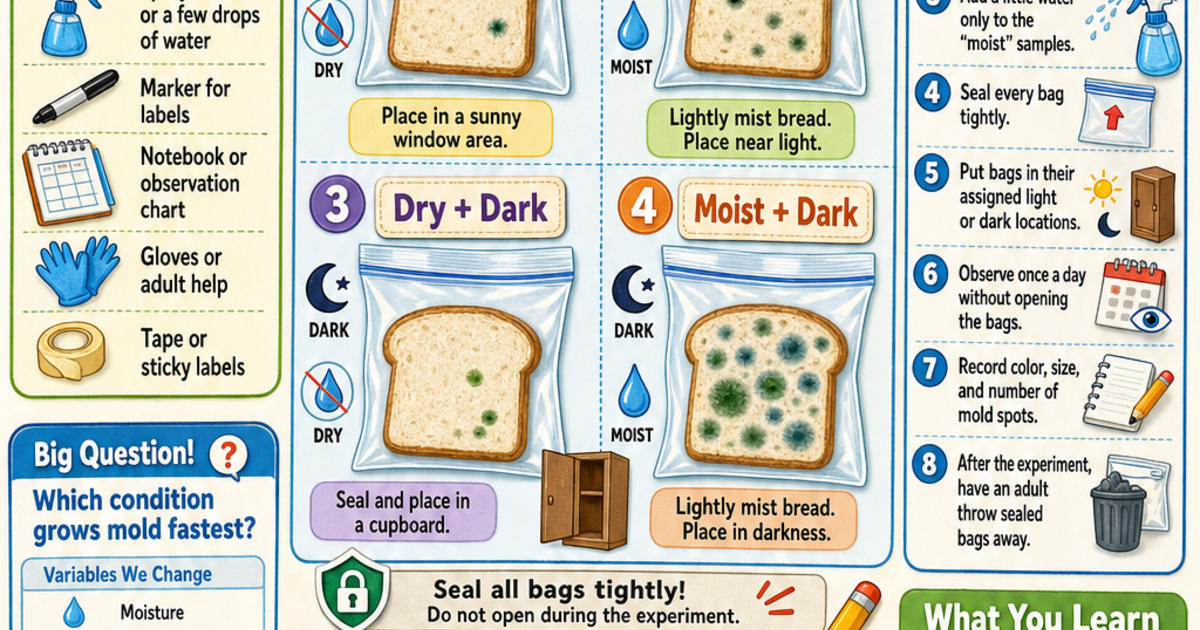 Bread Mold Experiment: Steps & Variables – LivePhysics