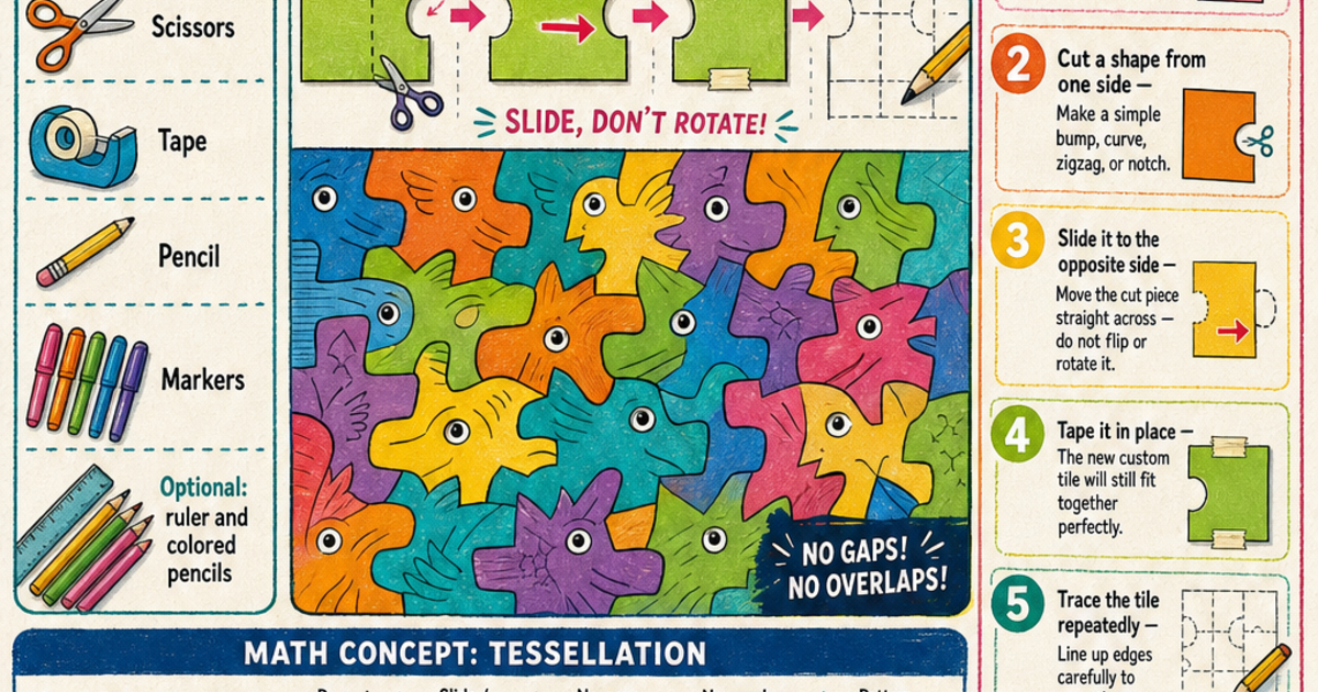 Tessellation Art Math Project Infographic | LivePhysics™