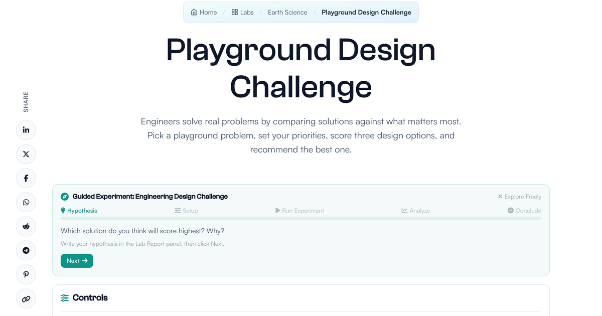 Playground Design Challenge | LivePhysics™